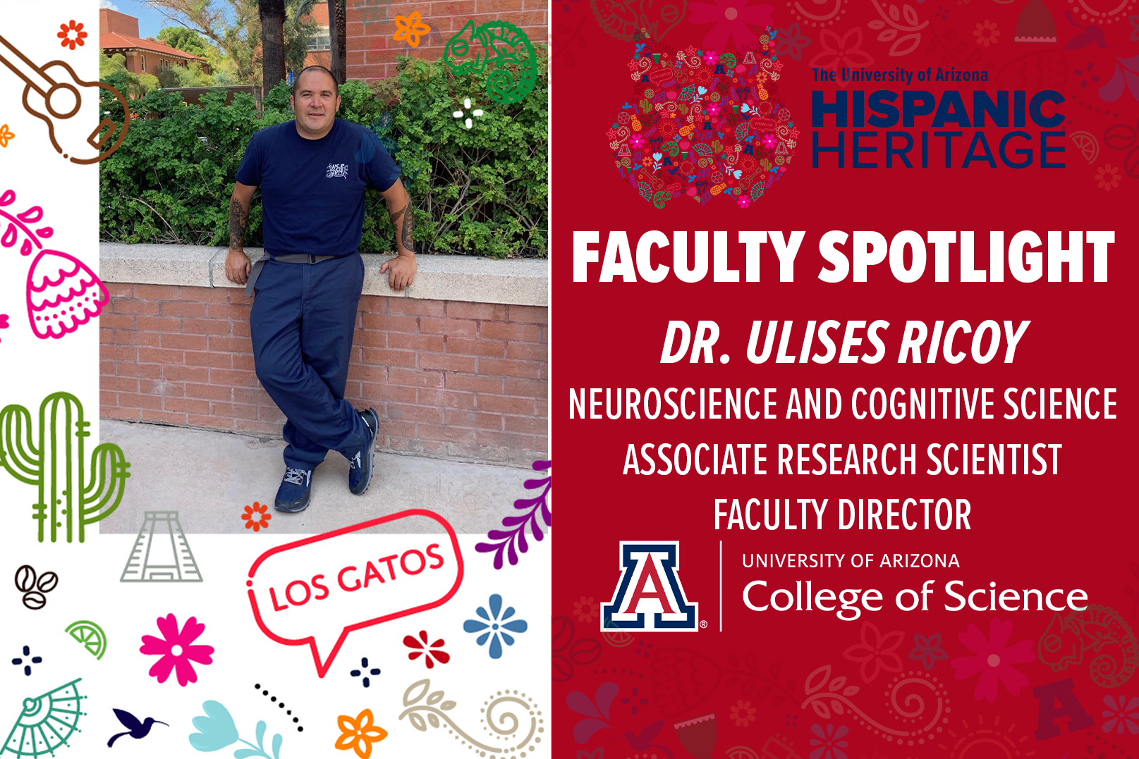 Hispanic Heritage Month Faculty Spotlight: Dr. Ulises Ricoy | College of Science